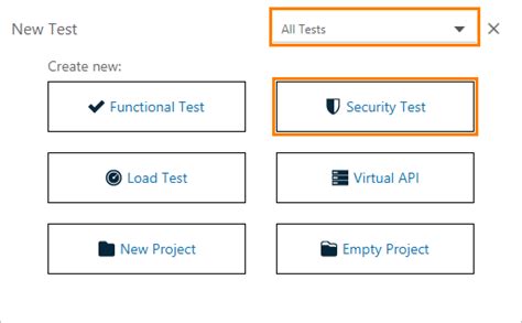 1 creating and running security tests readyapi documentation