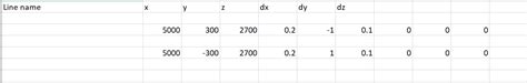 import how to read excel file and use as coordinates in