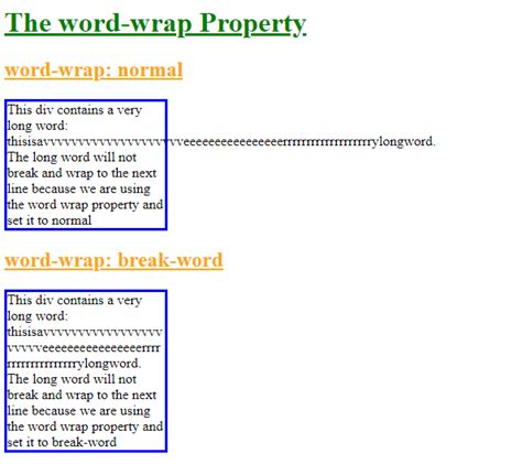 css word wrap ui tech mind