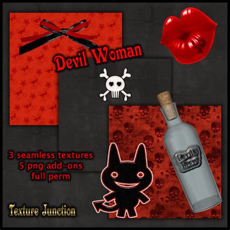 Second Life Marketplace ~tj~ Devil Woman Gothy Texture Set