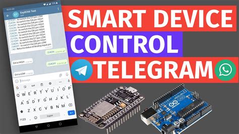 controlling esp8266 esp32 projects through telegram chat bot smart