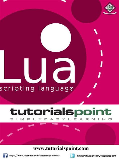 lua tutorial pdf data type variable computer science