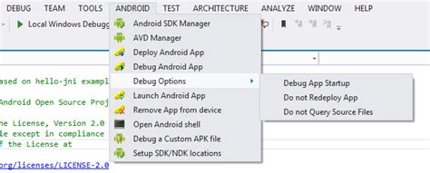 visualgdb smart android app deployment