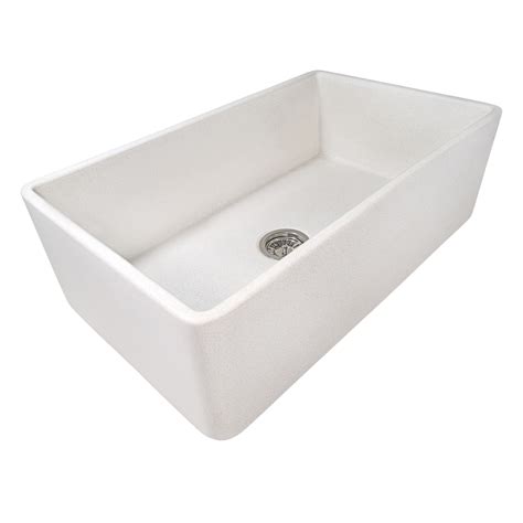 Ruvati Rvl2300 Fiamma 33 Farmhouse Single Basin Fireclay Kitchen Sink