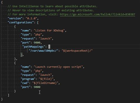 vscode into remote docker host container xdebug toggen