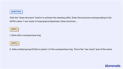 Solved Click The Draw Structure Button To Activate The Drawing