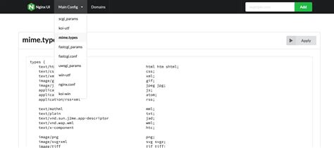 nginx ui allows you to access and modify the nginx configurations files