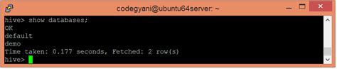 hive create database javatpoint