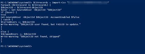 Powershell Set Azureaduser Error Occurred While Executing Setuser