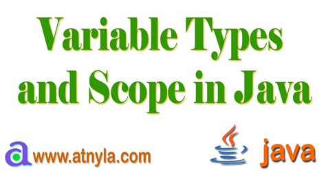 variable types and scope in java programming language atnyla