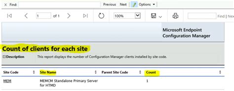 configmgr reports site infrastructure related sccm default