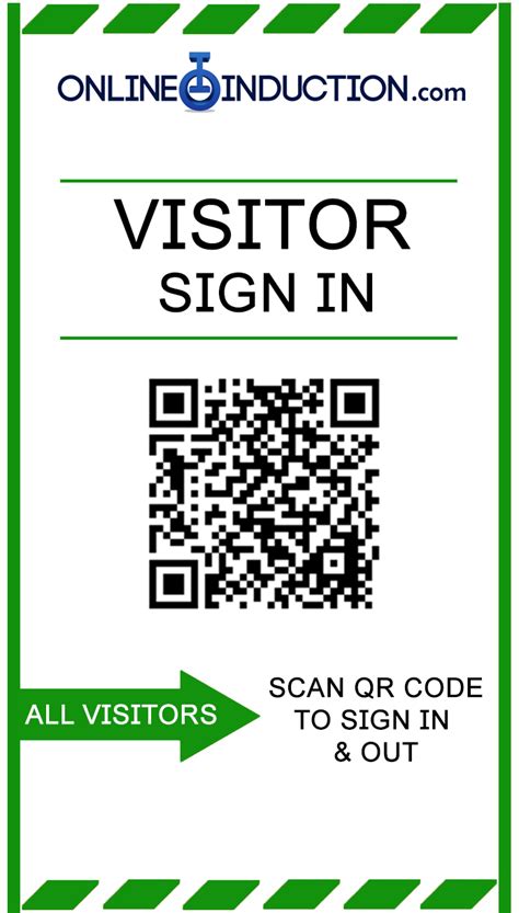 Qr Code Visitor Sign In System