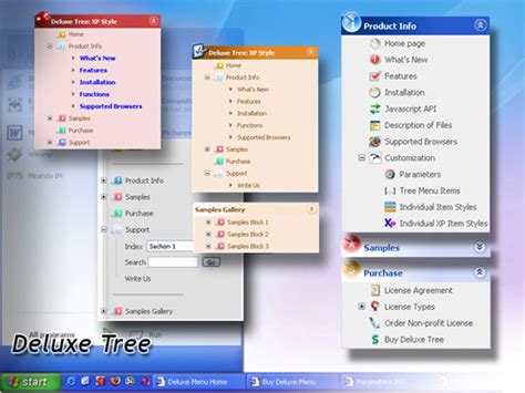 css asp net treeview sitemap javascript tree menu