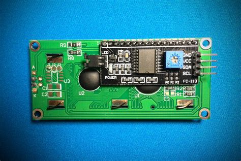 how to connect a lcd display with i2c module for arduino