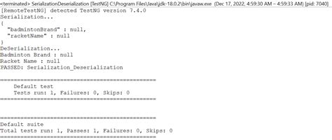 serialization and deserialization of pojo in rest assured coding ninjas