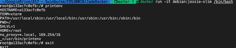 definition of a dockerfile to use bash scripts on a windows 10 machine