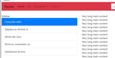 html bootstrap 4 navbar fixed top and other sticky top elements