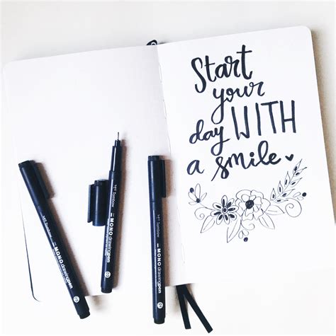 tips for drawing simple flowers using mono drawing pens tombow usa blog