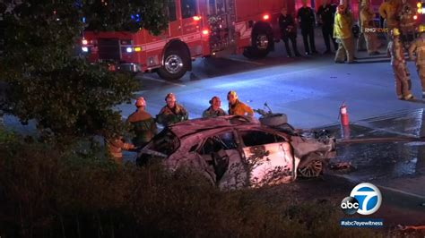 Mother Of 3 Killed In Fiery 118 Freeway Crash In Porter Ranch Husband