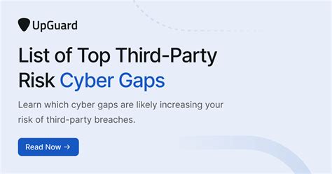 9 Third Party Risk Cyber Gaps In 2024 Upguard