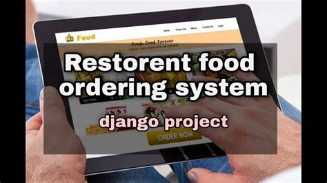 food ordering system project using python django framework and sqlite