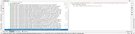 java lang noclassdeffounderror org gradle api internal plugins