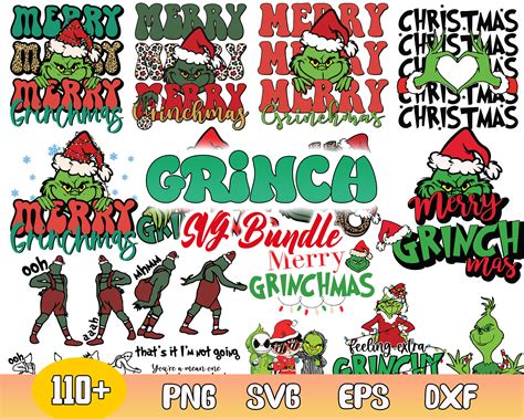 Grinchmas Bundle Svg Grinch Christmas Svg Merry Grinch Svg Inspire