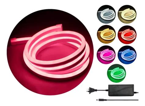 Manguera Luces Neon Luz Led Flexible 5m Exterior Fuente Color De La