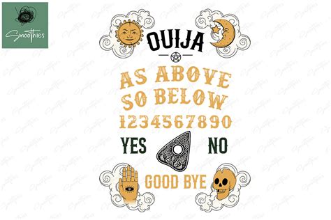 As Above So Below Ouija Board Graphic By Smoothies Art · Creative Fabrica