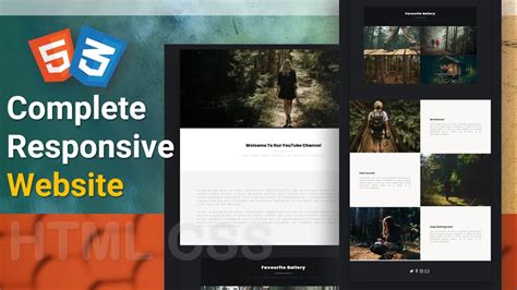 Responsive Website Using Html And Css For Beginners