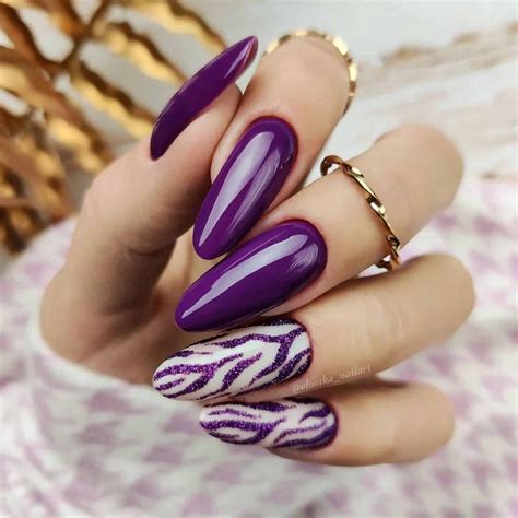 Cute Purple Nails Designs