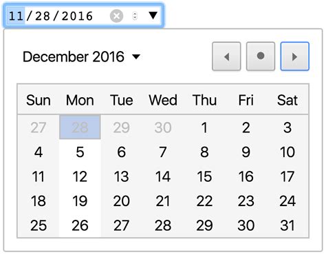 date time input types