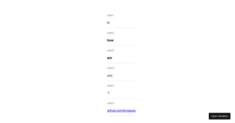react markdown singletext forked codesandbox