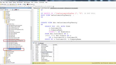 looking into views in sql server dot net rules
