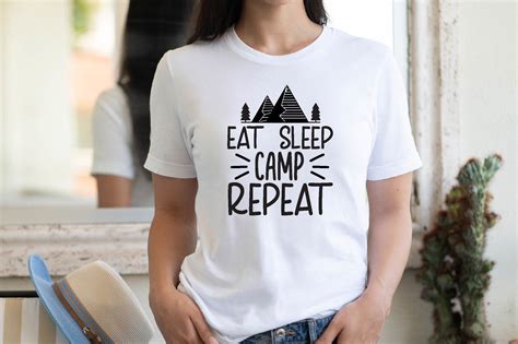Eat Sleep Camp Repeat Svg Graphic By Shahinrahman312001 · Creative Fabrica