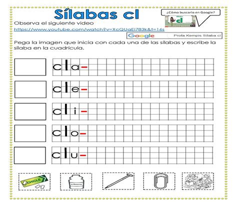 mi librito de silabas trabadas 4 imagenes educativas images