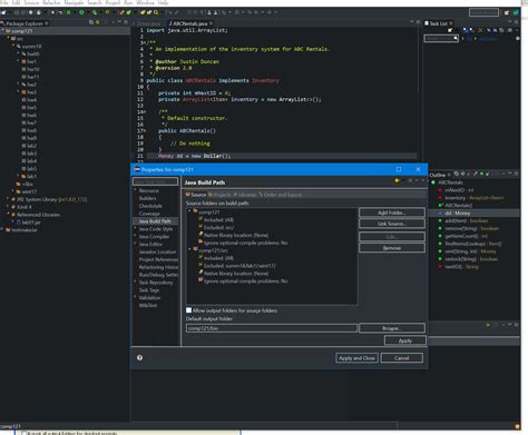 java eclipse not recognizing class after import of jar file stack