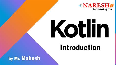 1 introduction to kotlin what is kotlin kotlin tutorial videos