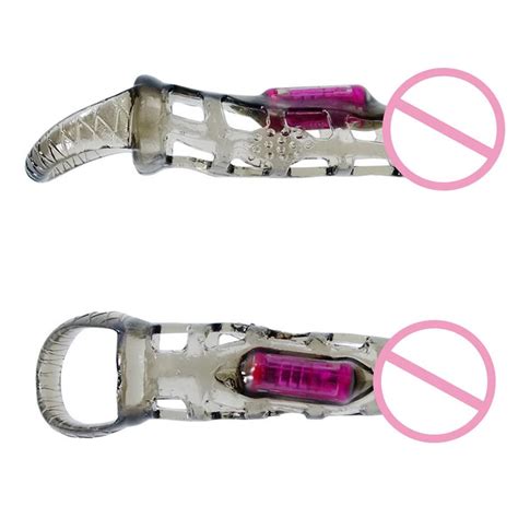 Buy 6 7 Inch Vibrating Penis Extender With Cockring Reusable Condom