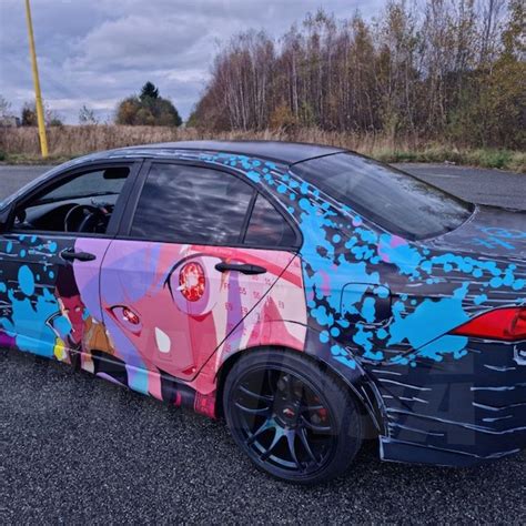 Anime Sticker Side Of Car Etsy