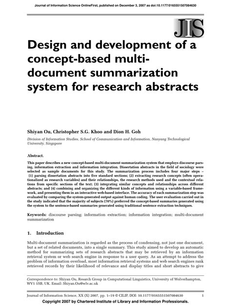 pdf design and development of a concept based multi document