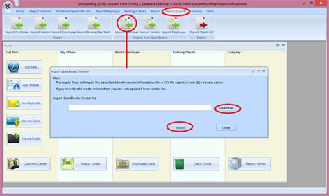 ezaccounting software guide import customers from quickbooks