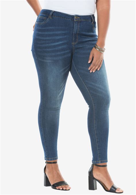 Skinny Jean By Denim 24 7® Plus Size Jeans Roamans