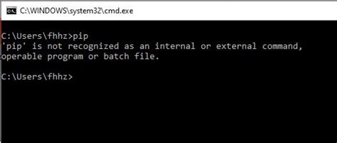 why does pip install inside python raise a syntaxerror
