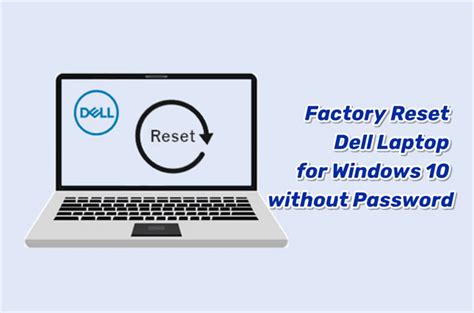 Factory Reset Dell Laptop For Windows 10 Without Password – 2 Ways Included