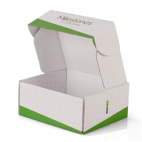 Wholesale Custom Logo Corrugated Cardboard Box Flip Top Design Mailer