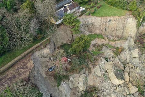 Drone Pictures Reveal Full Scale Of Isle Of Wight Landslip News