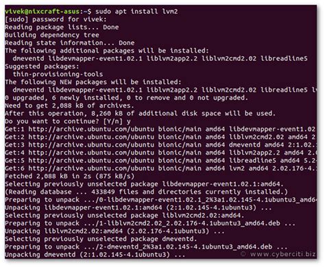 linux mount an lvm volume partition command