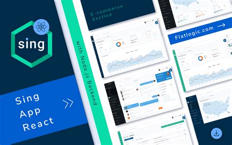 sing app react with node js backend react admin dashboard template