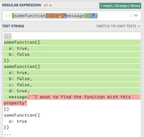 javascript regex for matching a word after specific word in multiple